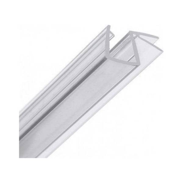 90° EXTENDED HARD LIP SHOWER SEAL - 2.5m Length - Touch of Glass